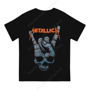 Metallicat Music Enthusiast Cotton T-shirt Print Comfrot Me-阿里巴巴