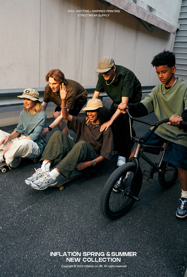 捷展男装|265G宽松短袖2025夏季精梳棉大地色FOG潮牌T恤2.0优化版-阿里巴巴