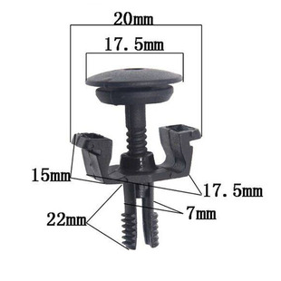 适用奔驰汽车水箱安装胶垫胶墩制动散热器支架卡扣A0009912195-阿里巴巴
