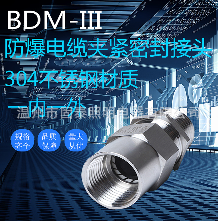接管式防爆电缆密封接头BDM-III-G3/4不锈钢格兰头内外螺纹M20-阿里巴巴