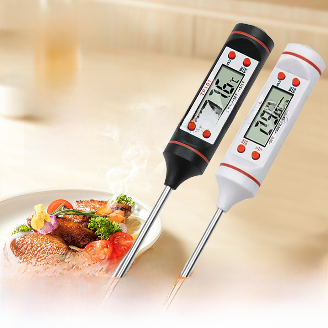 Kitchen Oil Thermometer Electronic Food Temperature Pen Tp101 Black ...