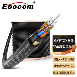 【亿博】GYFTZY-24B1.3国标单模非金属阻燃导引光缆24芯阻燃光缆-阿里巴巴