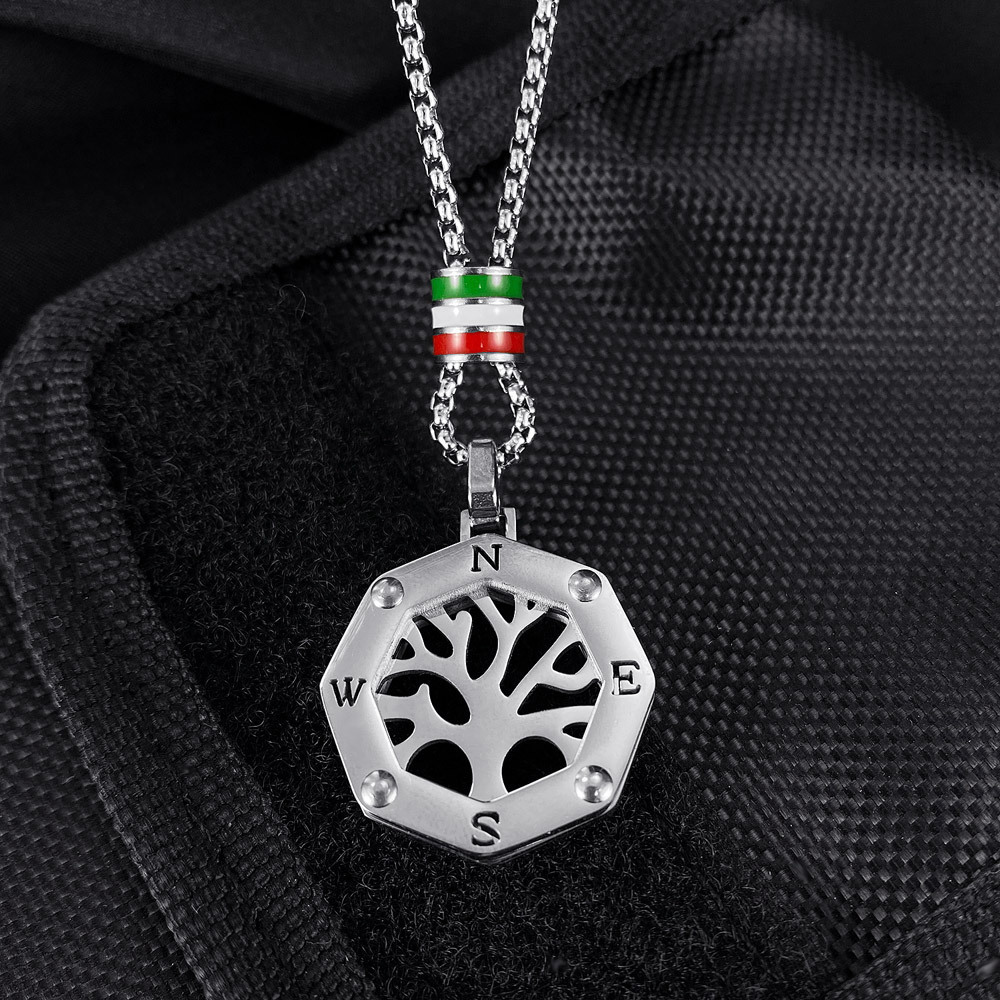 Wholesale stainless steel tree of life pendant necklace - Nihaojewelry