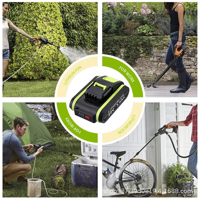 替代威克士Worx 20V 3AH WA3551 WG169 WA3516 3X372电动工具电池-阿里巴巴