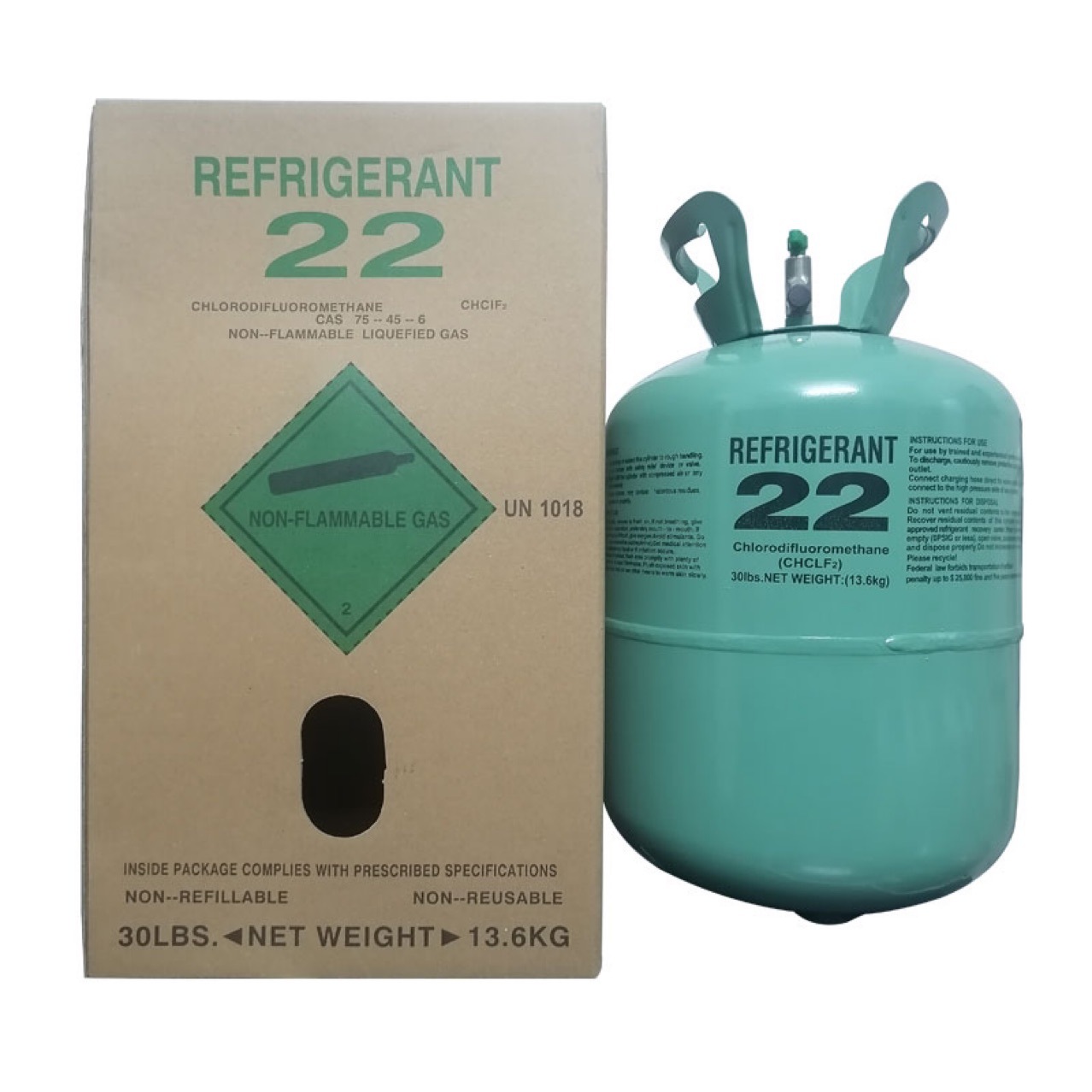 家用R22空调制冷剂r22 13.6kg净重空调雪种冷媒氟里昂制冷液-阿里巴巴