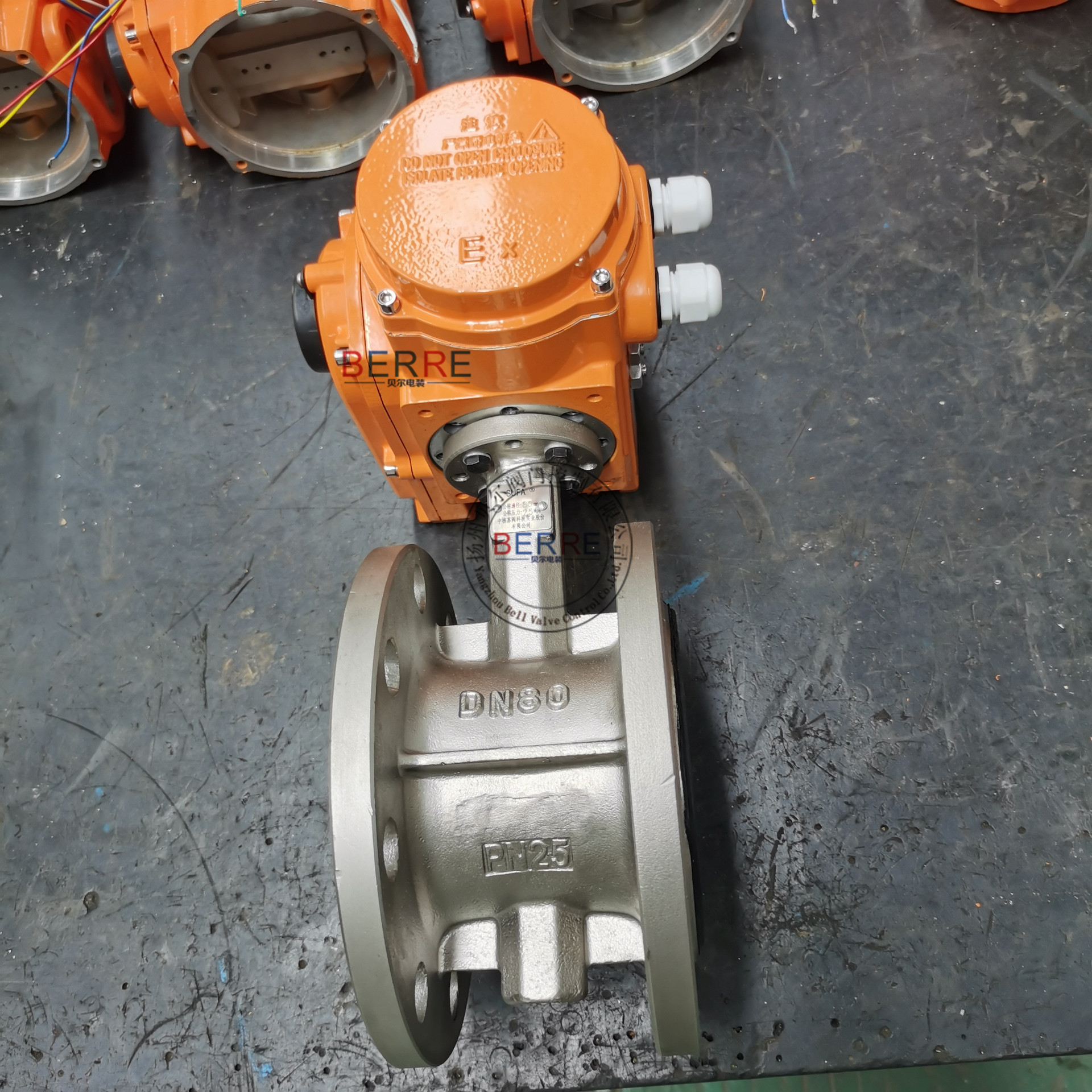 D941X-16P不锈钢电动法兰走水蝶阀 用水软密封电动法兰蝶阀-阿里巴巴