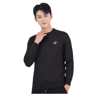 POLO GWON圆领针织衫潮牌男款休闲百搭加绒保暖男装套头男士毛衣-阿里巴巴