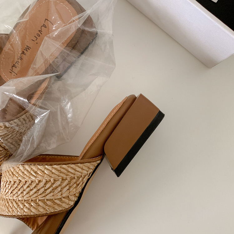 CHIKO Kaly Open Toe Block Heels Slides Sandals