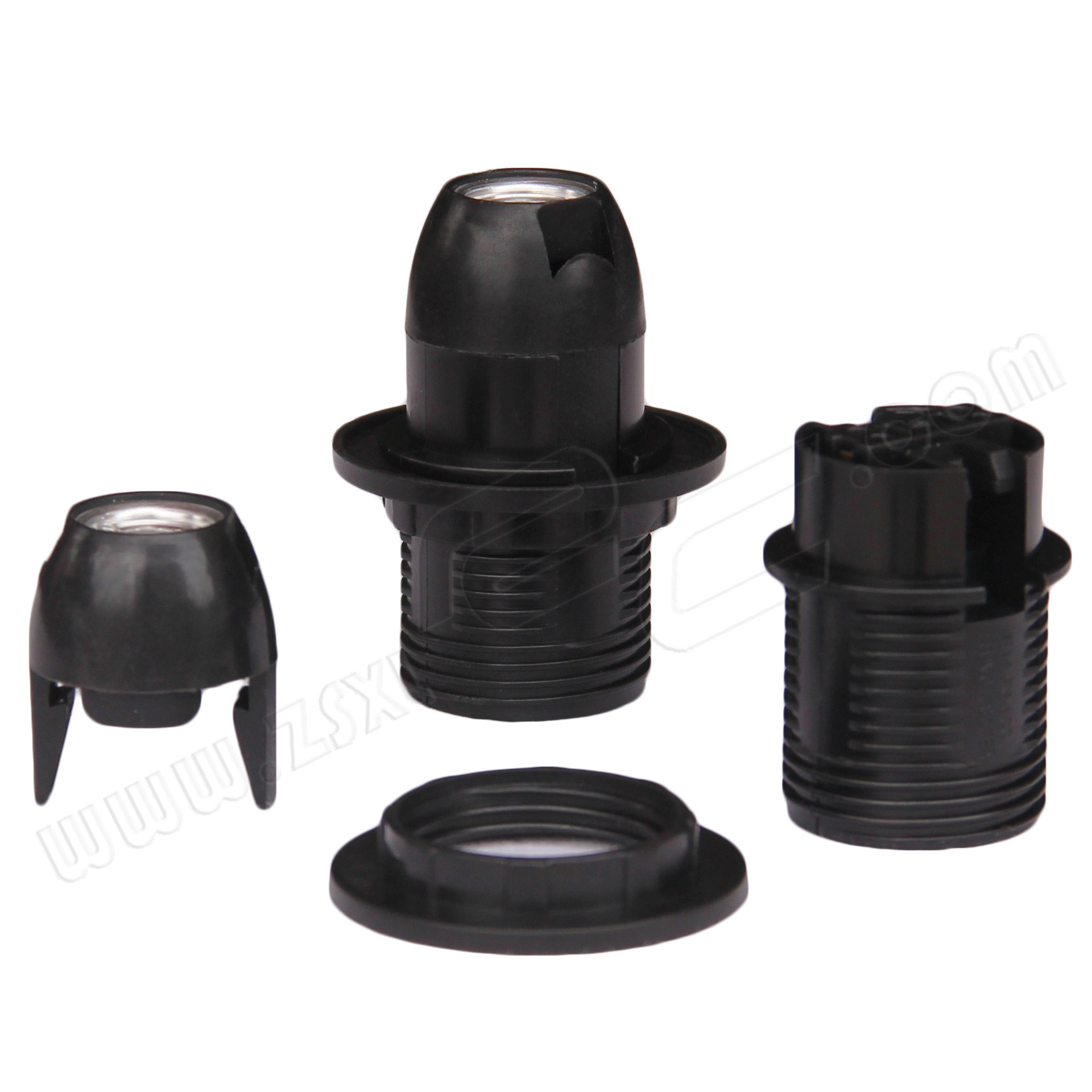 E14塑胶塑料卡式半牙外半螺纹附环灯头灯座欧规VDE CE澳洲SAA认证-阿里巴巴