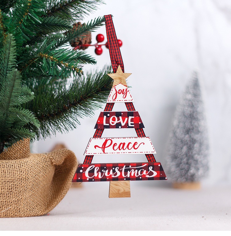 Wholesale 22 New Christmas Tree Hanging Decorations Wooden Decorations ...