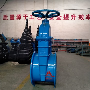 恒亚加工生产软密封闸阀 球磨铸铁法兰闸阀Z45X/Z41X大口径手动低-阿里巴巴