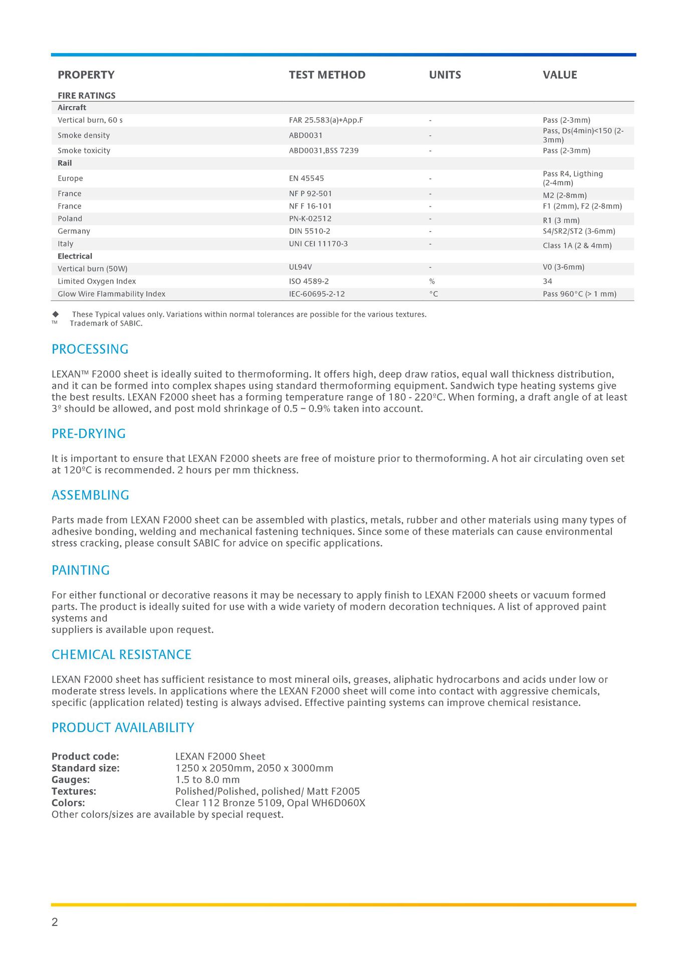 SABIC_LEXAN/F2000A/F2500/F2000阻燃UL94V0/5VA标准PC耐力板-阿里巴巴