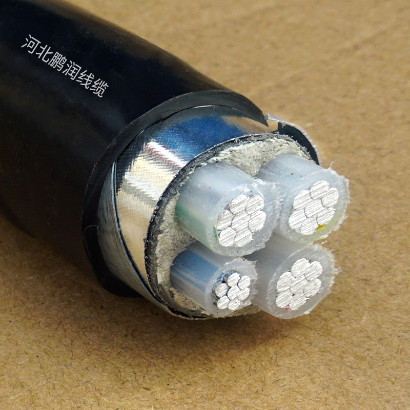电线电缆工厂yjlv22 3*25+1*16钢带铠装0.6/1KV低压铝芯电力电缆-阿里巴巴