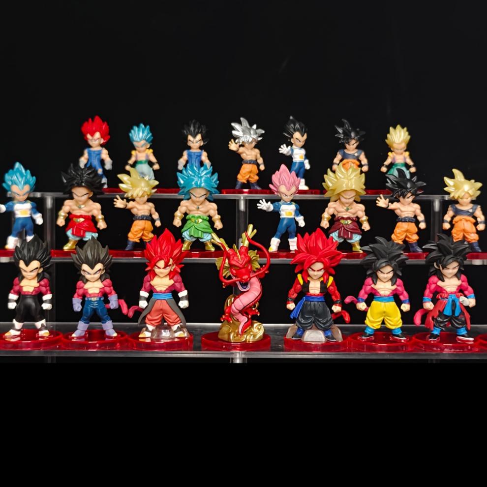 跨境代发款PVC Figures Super Saiyan Plushies Red Dinosaur-阿里巴巴