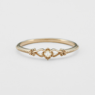 日系agete山茶花复古花边镂空戒指925银镀金天然水晶玫瑰切割小众-阿里巴巴