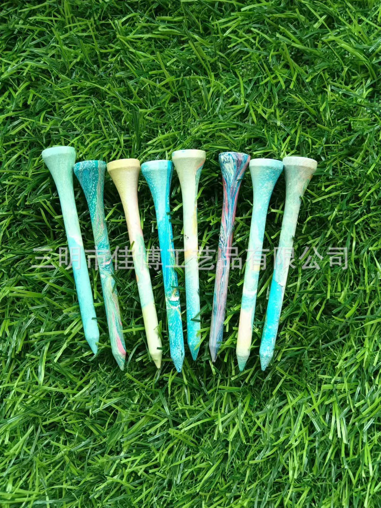 定制高尔夫彩绘木tee多色高尔夫球tee炫彩色木TEE高尔夫球钉厂家-阿里巴巴