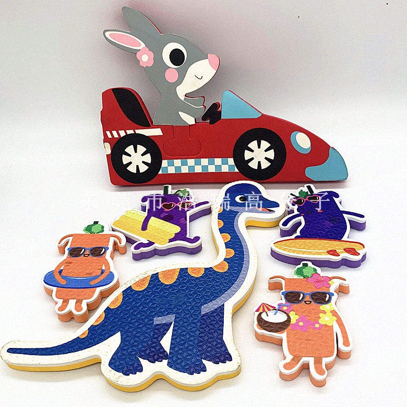 生产eva冲压戏水玩具洗澡字母数字贴eva冲压动物 eva儿童拼图玩具-阿里巴巴