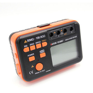 Victor/胜利VC60E+数字高压兆欧表2500V/5000V绝缘电阻测试仪摇表-阿里巴巴