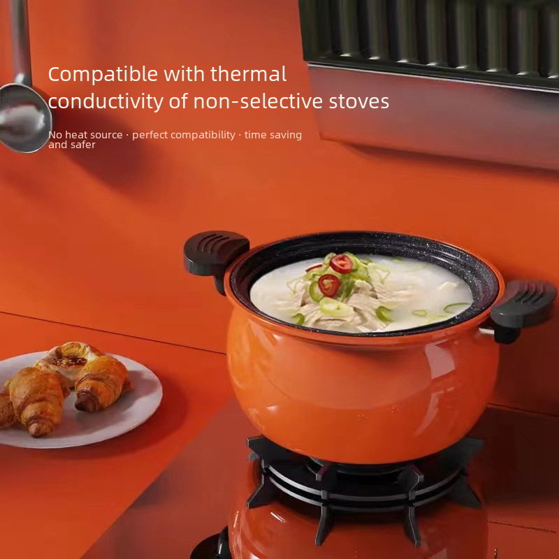 Maifan Stone Soup Pot Non-stick Pan Large Capacity Micro-pressure Pot ...
