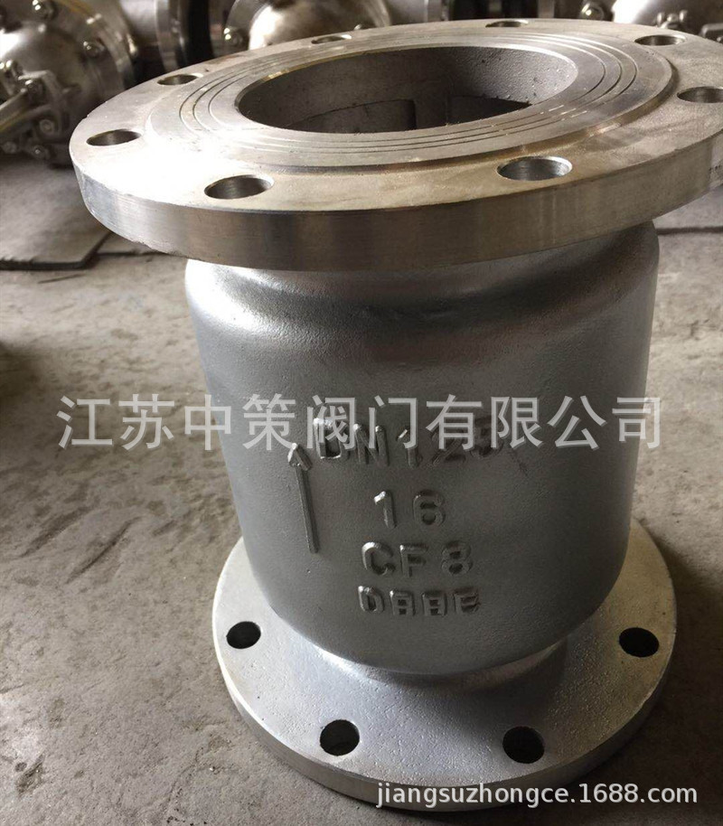 不锈钢立式止回阀H42W-16P 法兰立式止回阀 304 316 不锈钢材质-阿里巴巴