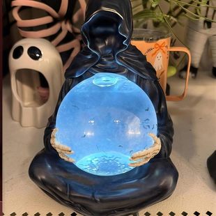 的装饰sDeath死神Crystal水晶球水晶Ball万圣节家庭聚会聚会万圣T-阿里巴巴