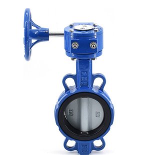 D371J-10C 涡轮蝶阀 对夹式衬胶蝶阀 DN65 涡轮全衬胶蝶阀D371J-阿里巴巴