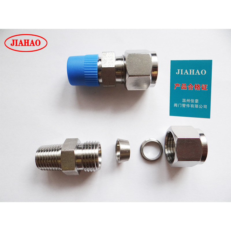 ZG1/4-1/4OD 304不锈钢英制锥螺纹卡套英制管卡套式直通终端接头-阿里巴巴