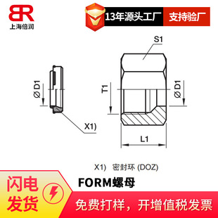倍润EO2螺母组件用于碳钢钢管EO2-FORM-阿里巴巴