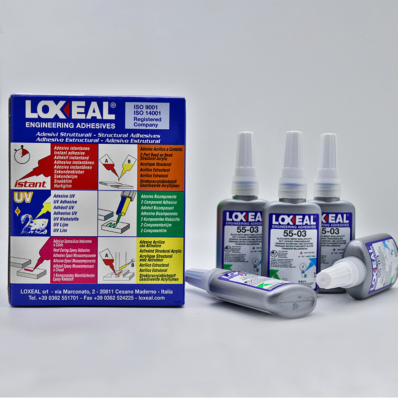 LOXEAL乐赛尔55-03螺丝胶蓝色厌氧胶螺纹锁固剂高粘度水管密封胶-阿里巴巴