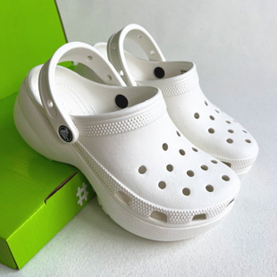 cross女鞋时尚速干云朵洞洞鞋轻便包头沙滩增高厚底凉拖鞋206750-阿里巴巴