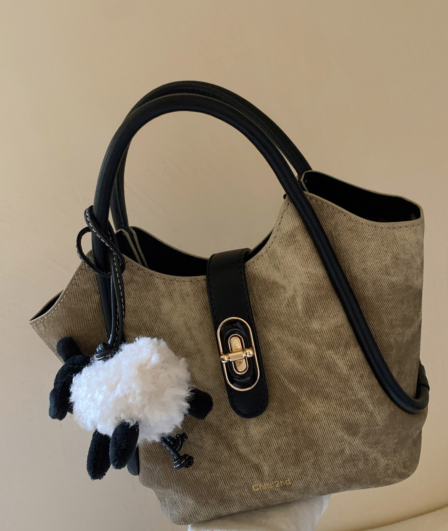 南风Chio2nd 绵羊山谷托特包2024新款包包女斜挎包秋季手提饺子包-阿里巴巴