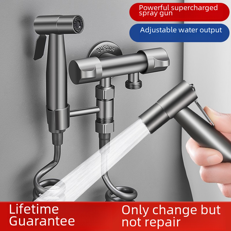 Toilet Flushing Spray Gun Faucet Toilet Sanitary Washer Companion Water ...