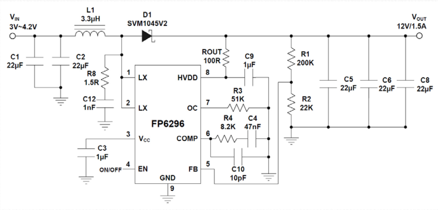 非同步升壓轉換器芯片FP6296-阿里巴巴