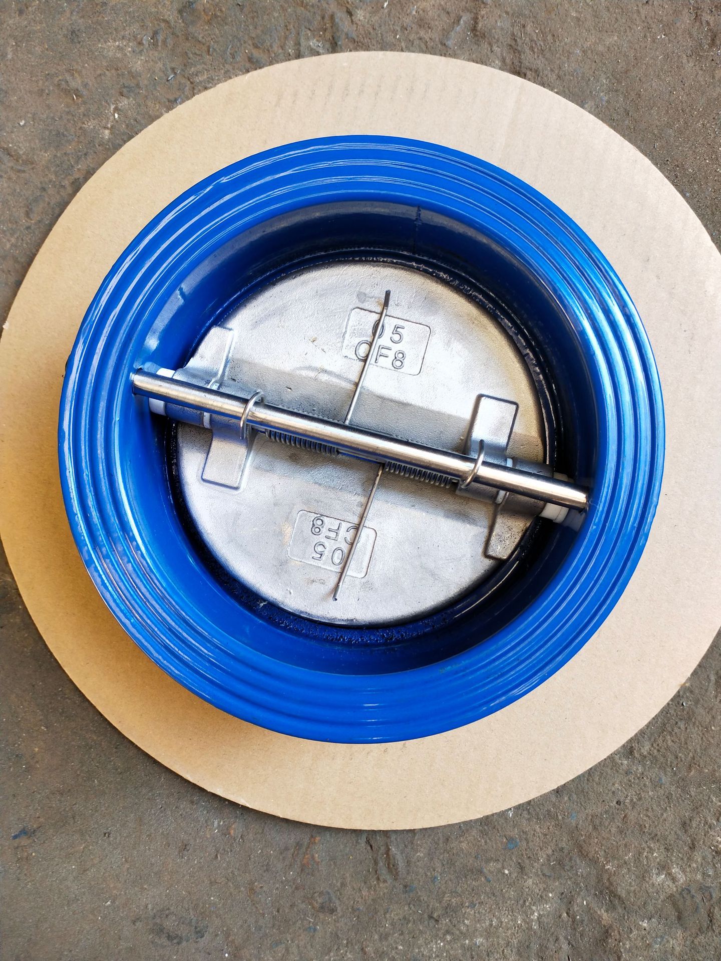 DH77X-16Q 球墨铸铁双瓣对夹蝶式止回阀 H76X对夹止回阀-阿里巴巴