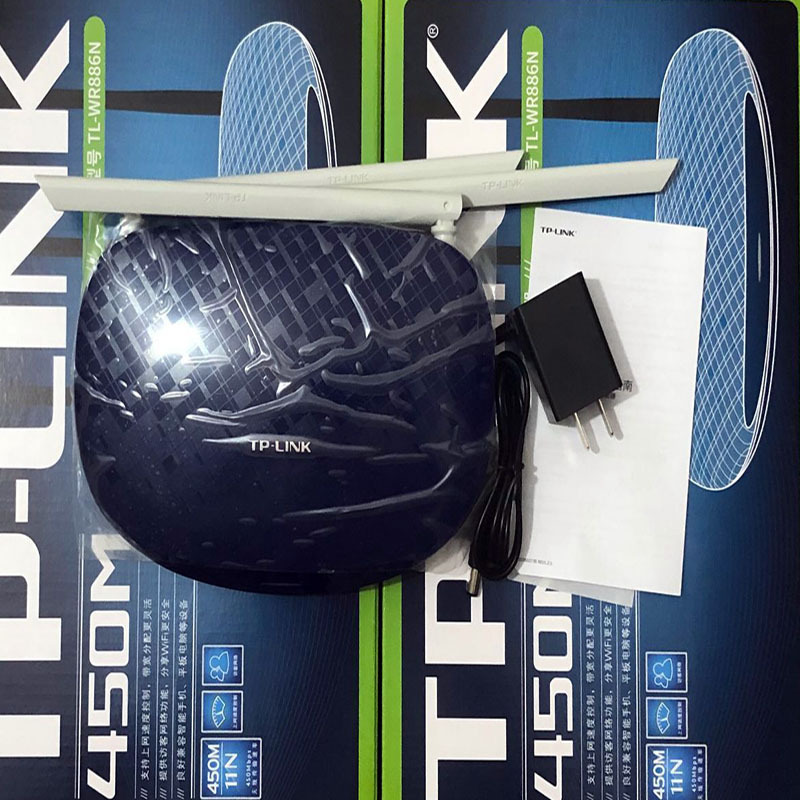 TP-LINK路由器450m无线tl-wr886n三天线网卡家用WiFi高速高速穿墙-阿里巴巴
