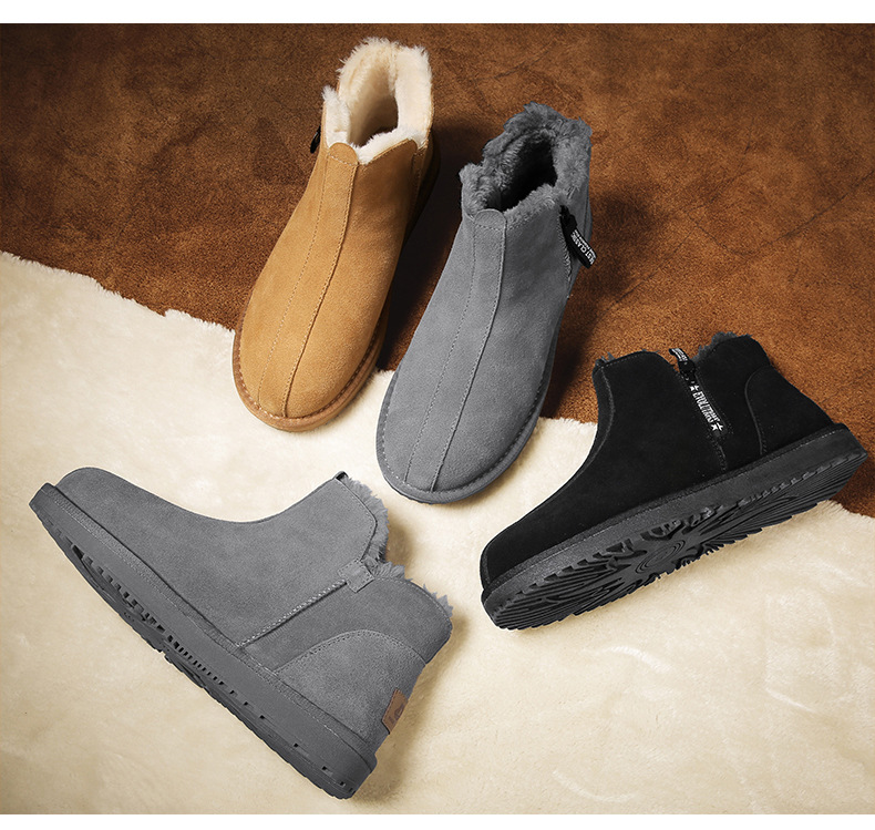 DK09冬季雪地靴棉鞋加绒保暖靴加棉男鞋潮鞋高帮户外-阿里巴巴