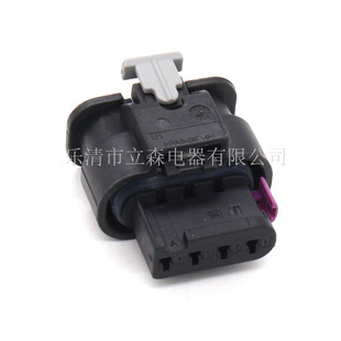 4F0973704 汽车大众连接器4孔防水母插头带CPA传感器变数箱插头-阿里巴巴