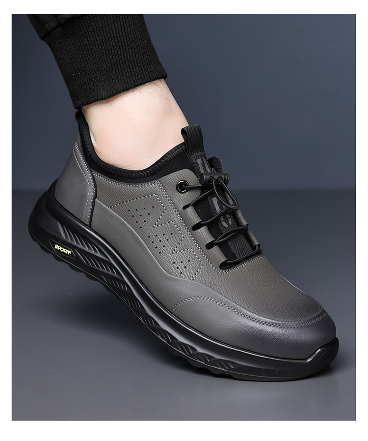 新款运动休闲鞋套脚男鞋秋冬轻便舒适男鞋中年耐磨潮流男一件代发-阿里巴巴