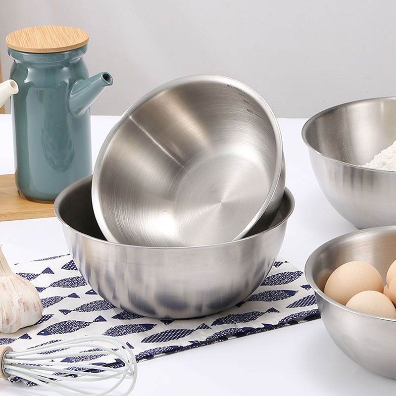 Stainless Steel Basin Ins Cream Style Egg Basin and Basin Kitchen ...