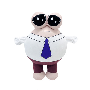 跨境新款 smiling friends pou plush 微笑朋友上班族pou毛绒玩具-阿里巴巴