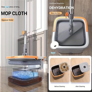 Dual Chamber Square Mop Bucket with Stains Steel Handle-阿里巴巴