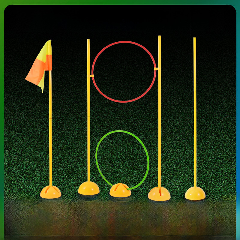 Combining football logo rod basketball dribble rod circle tube Cross ...