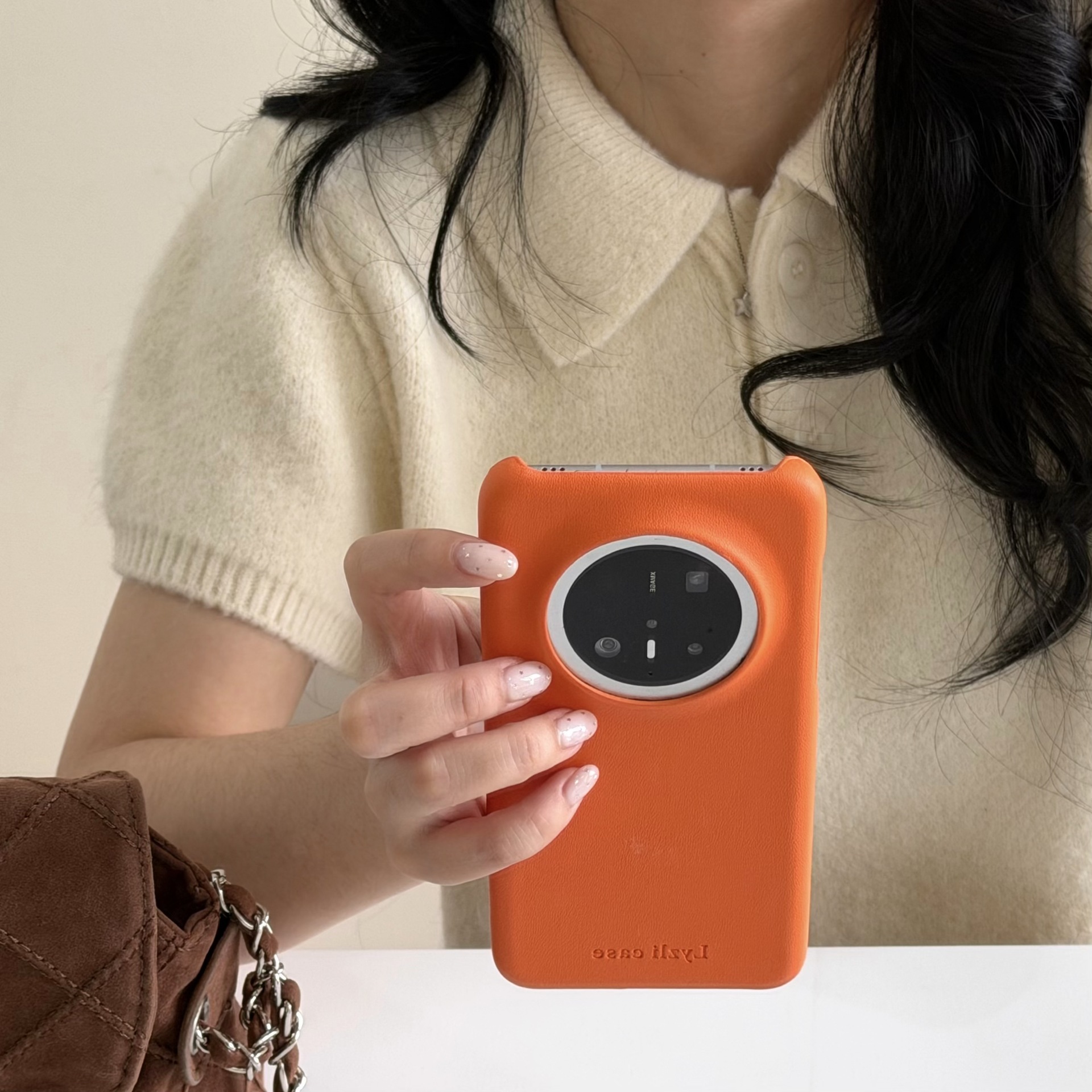 皮质品牌华为mate60pro/60pro+爱马仕橙色p70p手机壳适用华为P80u-阿里巴巴