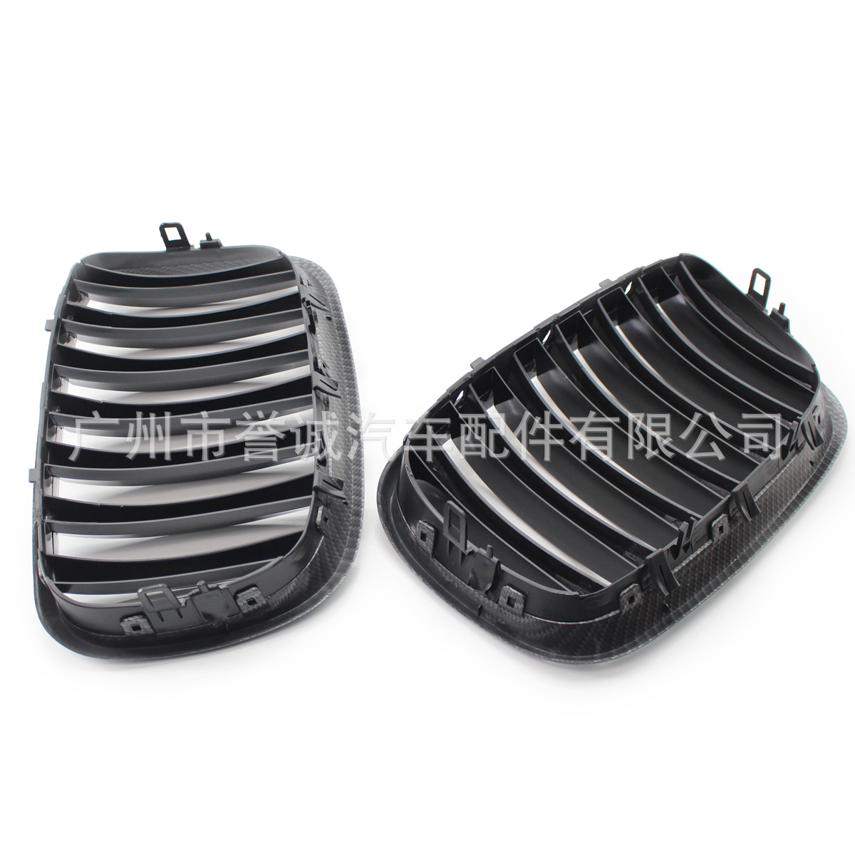 适用于宝马E70 X5 08-13年半碳纹亮黑单线中网 改装前脸进气格栅-阿里巴巴