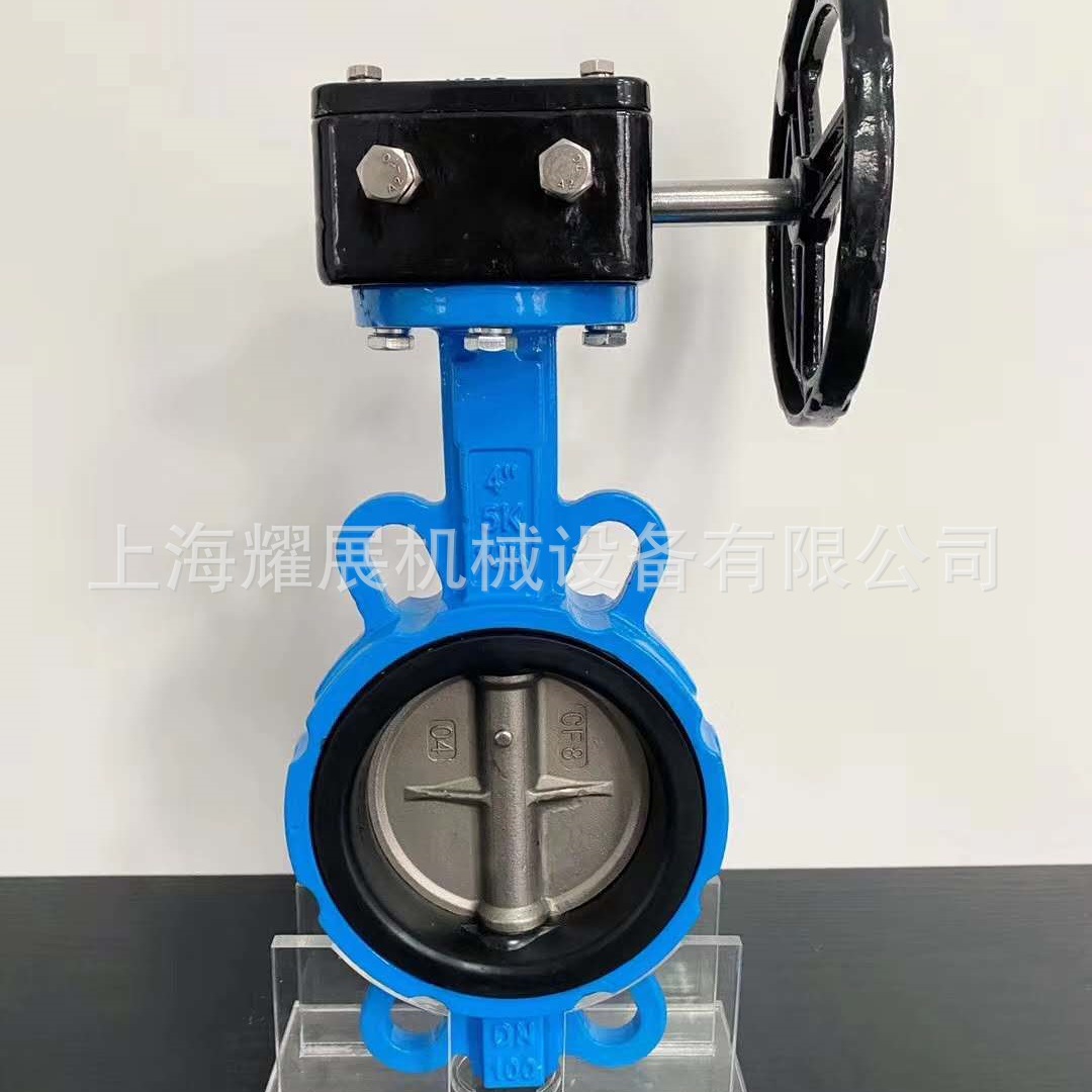 D371X-16Q软密封手动涡轮对夹式蝶阀D371X-16Q DN32 50 65 100-阿里巴巴