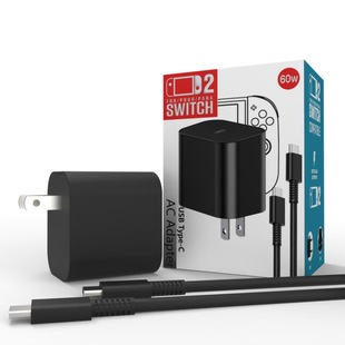 SWITCH2主机充电器NS2电源适配器火牛switch2氮化镓充电器60w-阿里巴巴