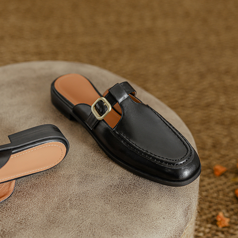 CHIKO Rita Square Toe Block Heels Clogs/Mules Shoes