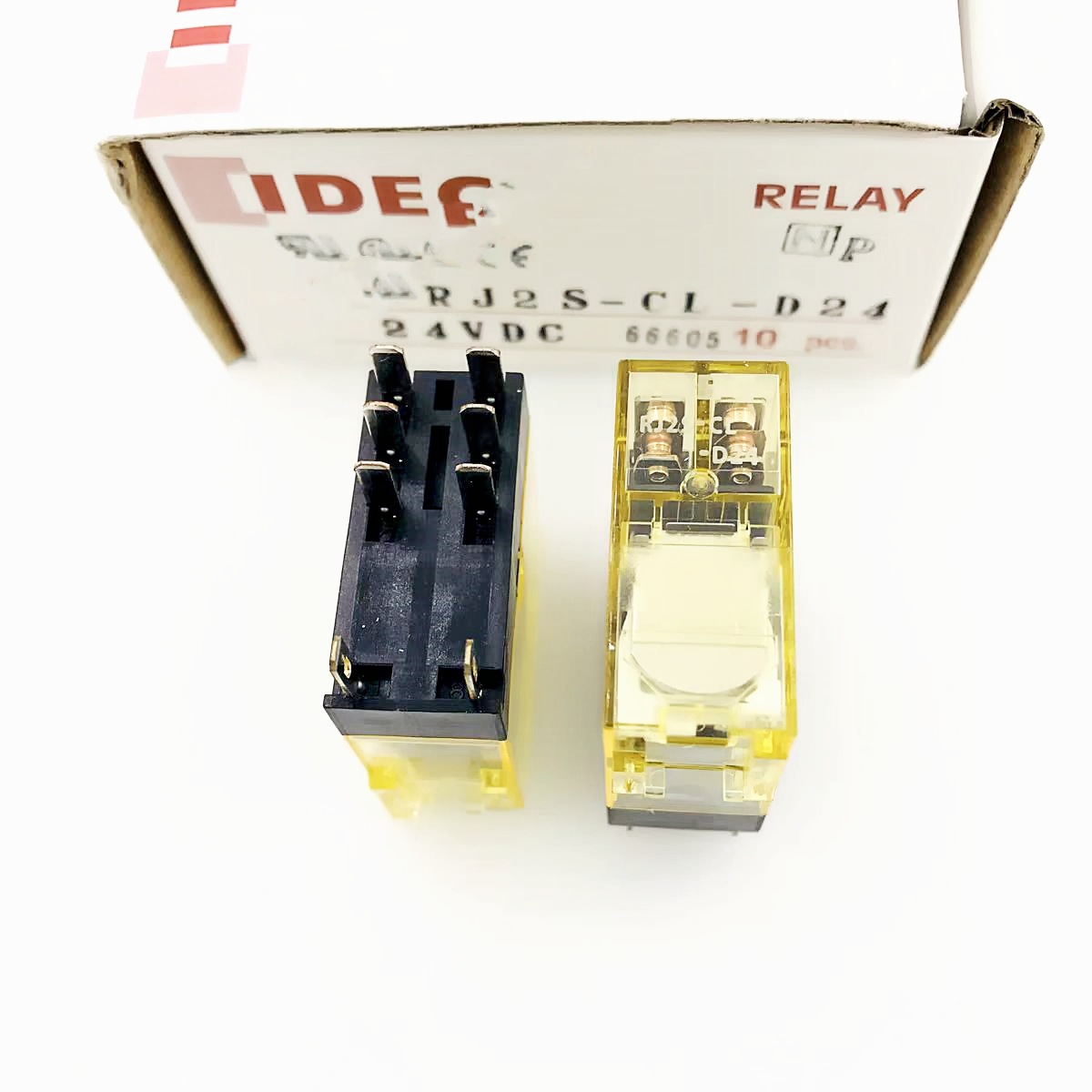 原装正品RJ2S-CL-D24V日本IDEC和泉继电器 5脚12A配底座 SJ2S-05B-阿里巴巴