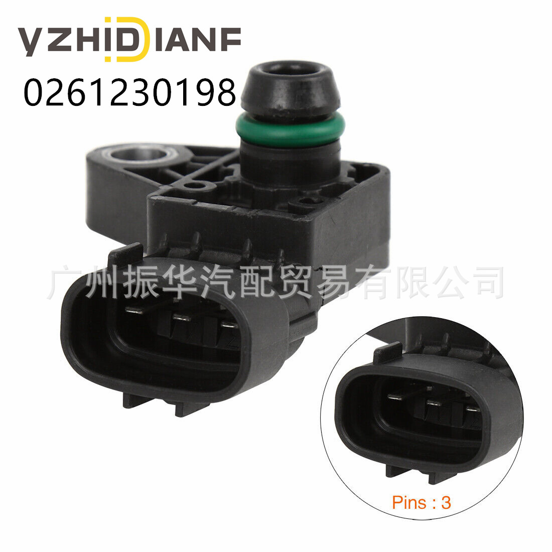 0261230198适用于铃木新奥拓现代汽车进气压力传感器-阿里巴巴