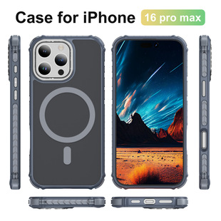 新款跨境适用于IP16 PROMAX手机壳彩虹肤感磁环亚马逊爆款IP16PRO-阿里巴巴